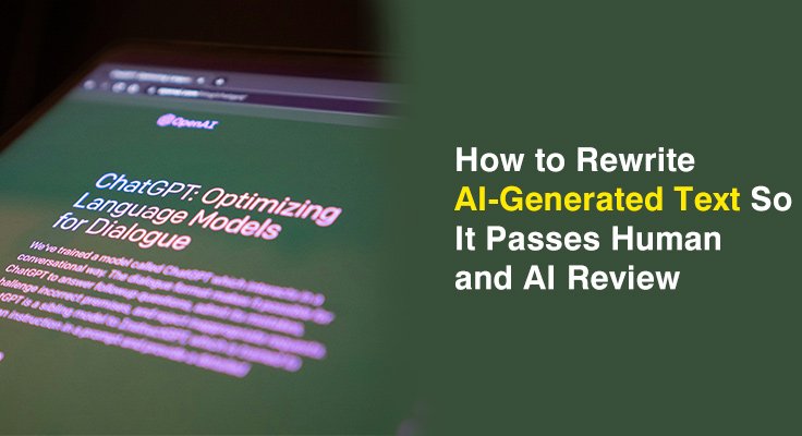 Rewrite AI Generated Text for Human Readers
