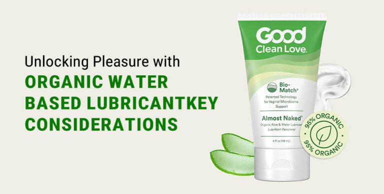 Water Based Lubricant: Safe and Natural Choice